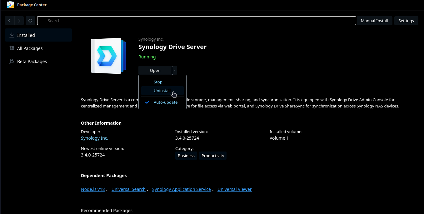 Updating to DSM 7.2.1 - Blog Dude